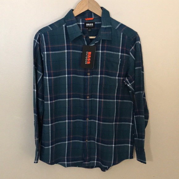 Bass Pro Shops | Shirts & Tops | New Bass Outdoors Boys Plaid Flannel ...